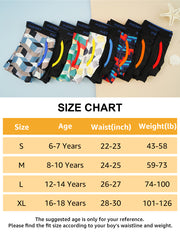 Boys' Aged 6-18 Mesh Boxer Briefs 4-Pack – Innersy Store